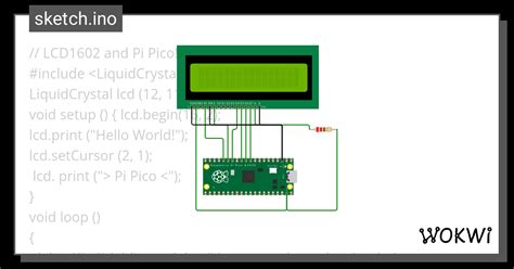 lcd1602 wokwi esp32 stm32 arduino simulator