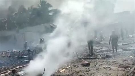 Agency News Explosion At Firecracker Factory Godown In Krishnagiri