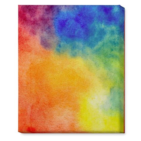 Watercolor Rainbow Abstract Multi Wall Art Shutterfly