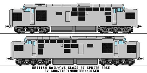 Br Class 37 Sprite Base By Ghosttrainhunter On Deviantart