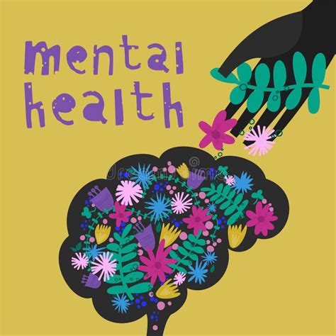 Mental Health Vector Illustration Stock Vector Illustration Of