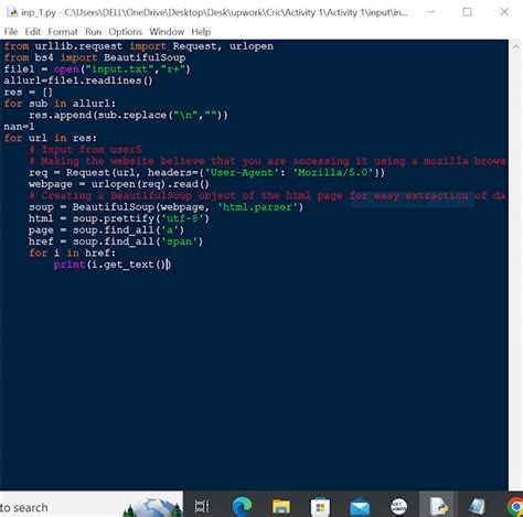 do web scraping and data mining using python by pksunil317 fiverr