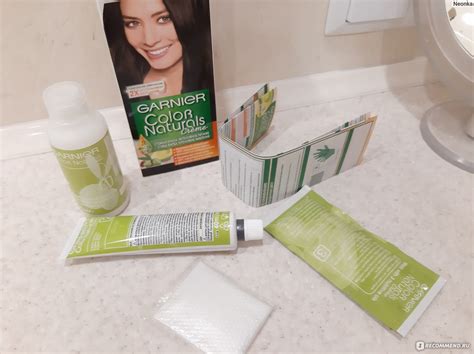 Краска для волос Garnier Color naturals creme - «Темно-каштановый цвет ...