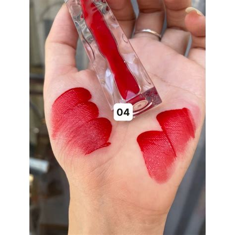 HERORANGE Mirror Water Lip Glaze Moisturizing Sexy Red Lip Tint Lipstick Long Lasting Color Lip