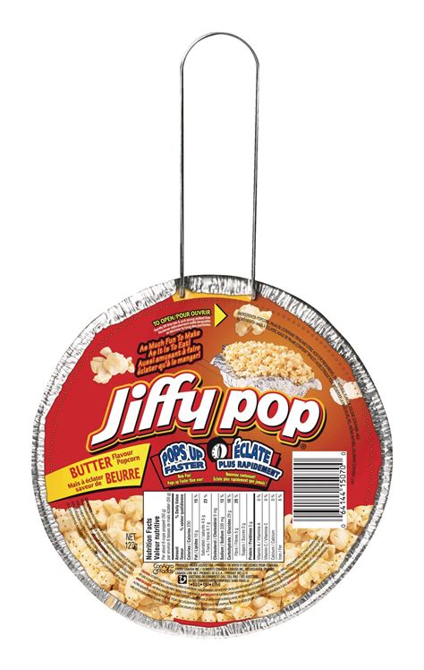Jiffy Pop Stove Top Butter Popcorn 127 G Canadian Tire