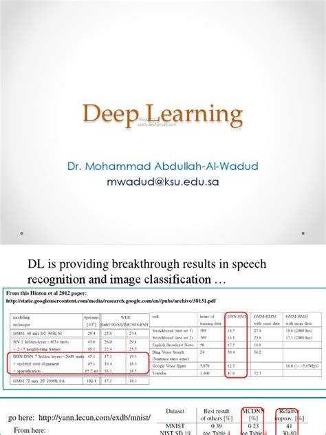 Swe622 Lecture 4 Deep Learning Pdf