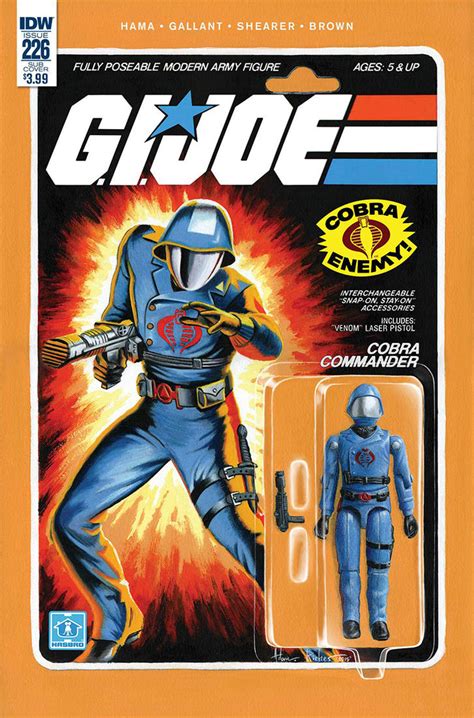 Gi Joe Arah 226 Cobra Commander Toy Comic Cover By Adamriches On