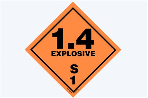 Luokka 1 4 S1 Räjähteet Varoituslipuke Presto