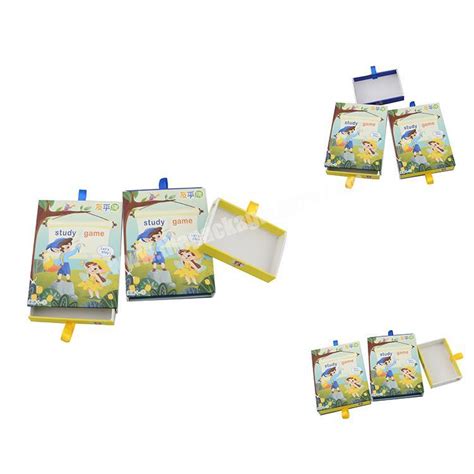 Sliding Rigid Box Small Guangzhou Packaging Box Sliding Drawer Box
