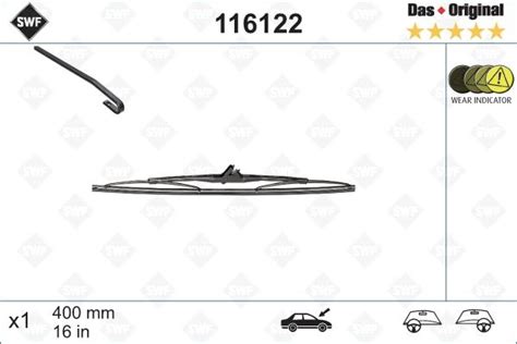 Stěrač SWF Visioflex 400mm - ramínkový - SWF 116122 | E-shop LKQ CZ s.r.o.