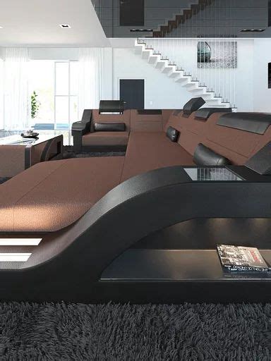 Sofa Dreams Wohnlandschaft Xxl Ledersofa Palermo U Form Mini