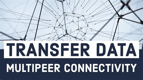 Ios Swift Tutorial Transfer Data With The Multipeer Connectivity Framework Youtube