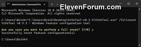 Use Vivetool To Enable Or Disable Hidden Features In Windows 11 Windows 11 Forum