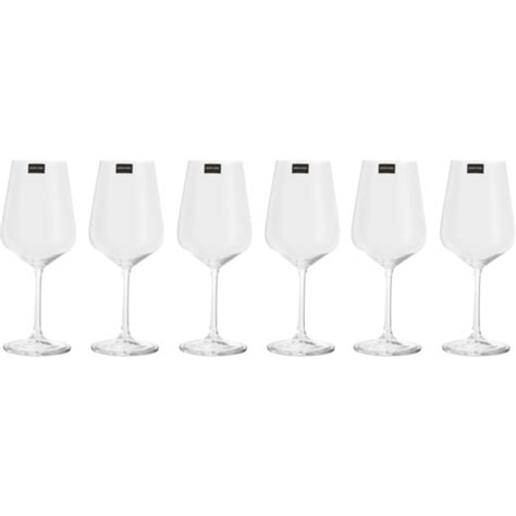 Maison Forine Leira Wine Glass 6 Piece Set Stemmed Glasses