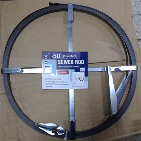 Flat Sewer Rod 12 X 116 X 50ft 15 Meters Blackhawk Clear