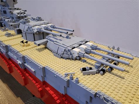 1123 Scale Yamato Class Battleship Moc Rlego