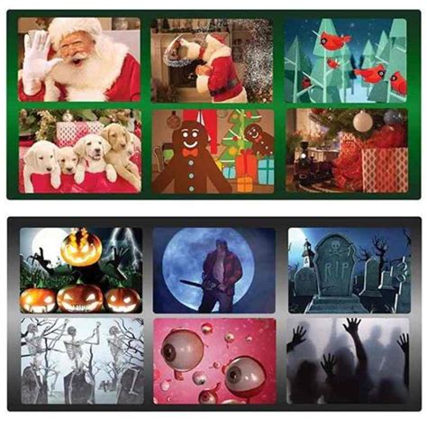 Top Holographic Window Projector Christmas