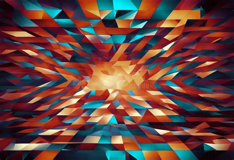 Abstract Colourful Gradient Geometric Triangle Shape Background Modern Futuristic Background