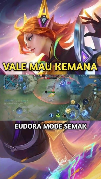Vale Mau Kemana🤣eudora Youtubeshorts Shorts Vale Mobilelegends