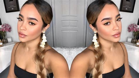 Easy And Glam Holiday Makeup Tutorial Maria Bethany Youtube