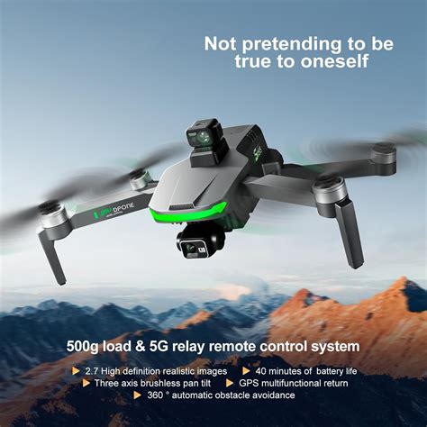 GoolRC Drone GPS plegable con cámara dual de 2 7K motor sin escobillas