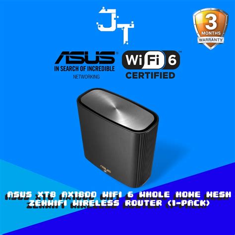 Jual Asus Zenwifi Xt8 Ax1800 Wifi 6 Dual Band Home Mesh Router 1 Pack Shopee Indonesia