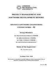 Cs Es Ase Cw Docx Project Management And Software Development Report Advance