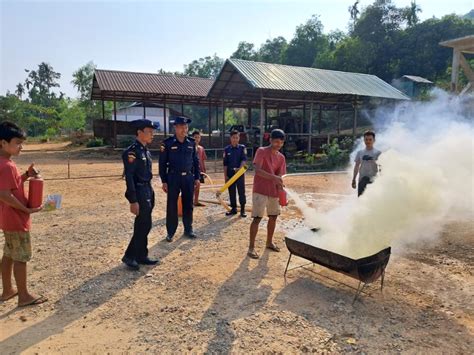 ရေဖြူမြို့နယ်တွင် မီးဘေးအန္တရာယ်ကြိုတင်ကာကွယ်ရေးဇာတ်တိုက်‌လေ့ကျင့်ခြင်း လုပ်ငန်းများ ကွင်းဆင