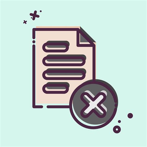 Icon Eliminate Related To Delete Symbol Mbe Style Simple Design