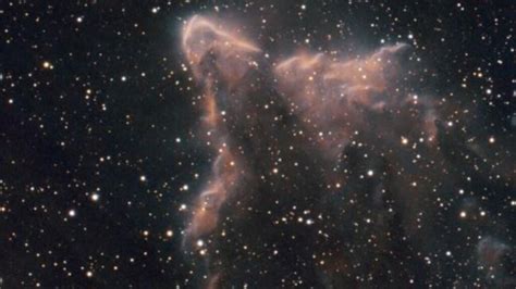Cassiopeias Ghost Nebula Photographed From Abu Dhabi Desert