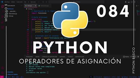 Python Operadores De Asignación Youtube