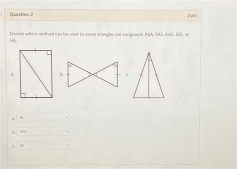 Solved D Question 2 Decide Which Method Can Be Used To Prove