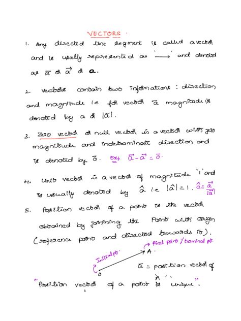 1addition Of Vectors Pdf Euclidean Vector Line Geometry