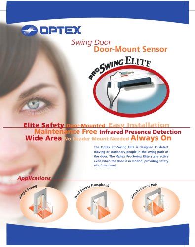 X Zone Sensor OPTEX Entrance PDF Catalogs Technical Documentation Brochure