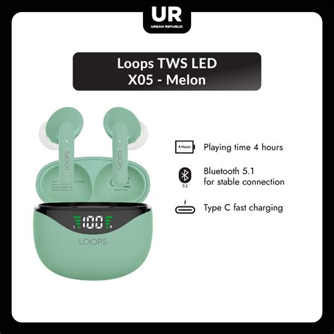 Jual Loops Tws Led X05 Melon Shopee Indonesia