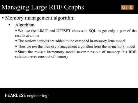Ppt Managing Large Rdf Graphs Infinite Graph Vaibhav Khadilkar