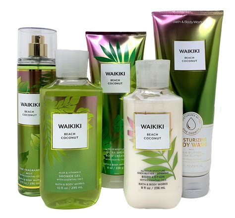 Buy Bath And Body Works Waikiki Beach Coconut Premium Spa T Set
