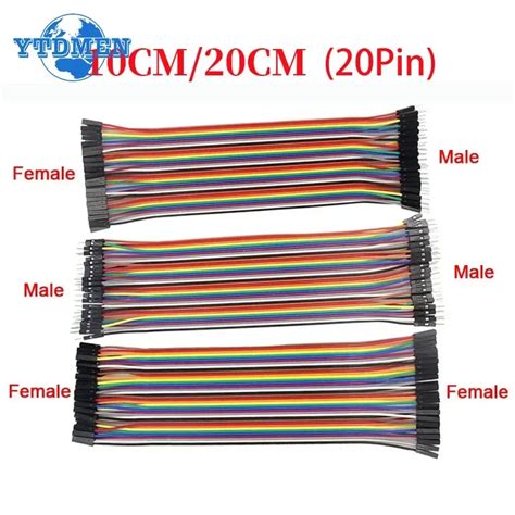 Cabos Dupont Para Arduino DIY Eletr Nica Kit Macho Para Macho F Mea