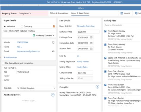 Fee Split Status Set Up Amendment Request · Issue 9995 · Reapit