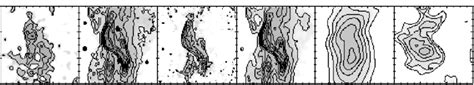 Simeis 57 At Different Radio Continuum Frequencies From Left To Right