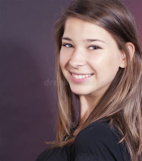 Cute Latina With Braces Stock Image Image Of Grin Blank 17898087