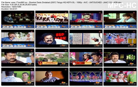Shankar Dada Zindabad 2007 Telugu HQ HDTV DL 1080p 720p AVC