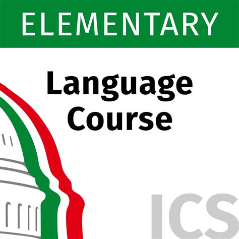 Elementary Language Courses The Italian Cultural Society