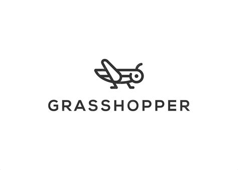 Premium Vector Grasshopper Logo Design Vector Illustration