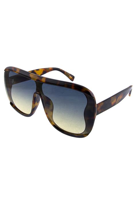 Womens Funk Square Aviator Plastic Sunglasses D1 Ch92016 City Sunglass