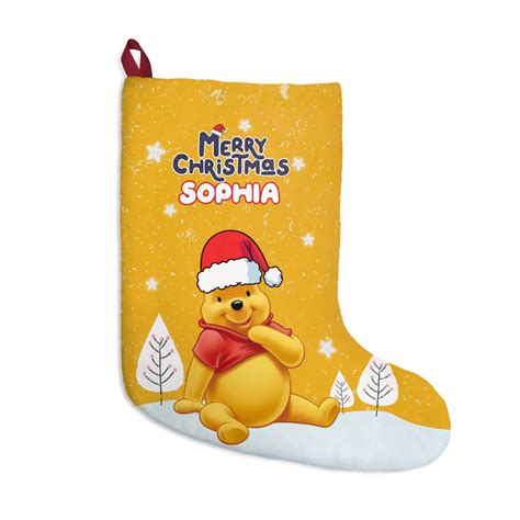 Winnie The Pooh Christmas Stocking 2024 Personalized