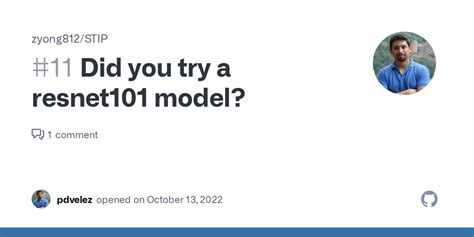 Did You Try A Resnet101 Model · Issue 11 · Zyong812 Stip · Github