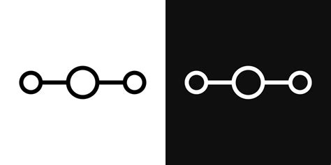 Premium Vector Linear Molecular Structure Icon