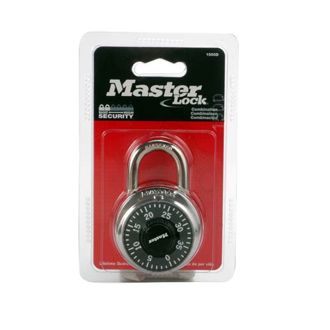 Master Lock Combo Black Dial Padlock