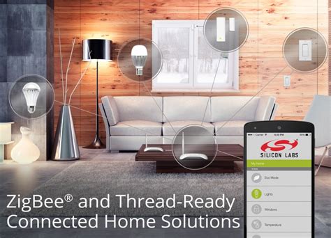 connected home solutions with zigbee and thread ready connectivity